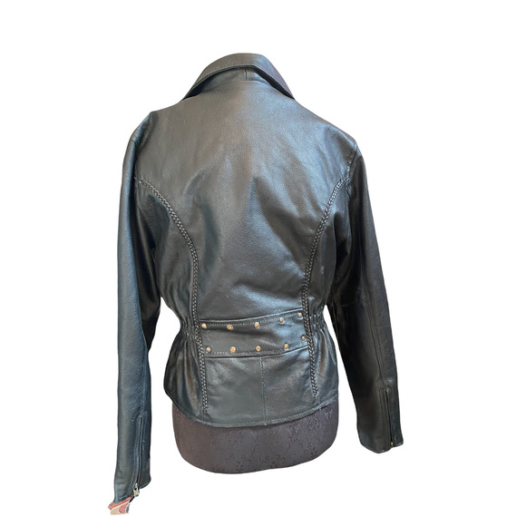 Road Angel | Jackets & Coats | Road Angel Black Leather Motorcycle ...